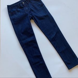 Tory Burch | Jeans | Tory Burch Super Skinny Logo Dark Wash Jean 26 ...